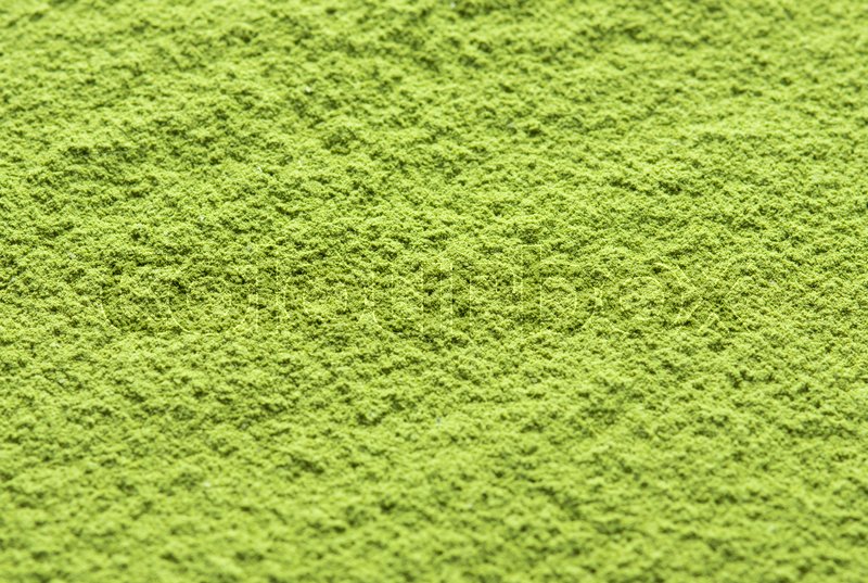 Background of green powder | Stock image | Colourbox