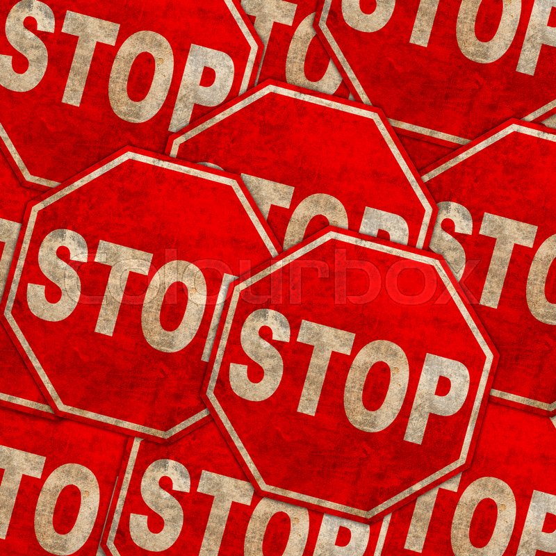 The End Background Sign