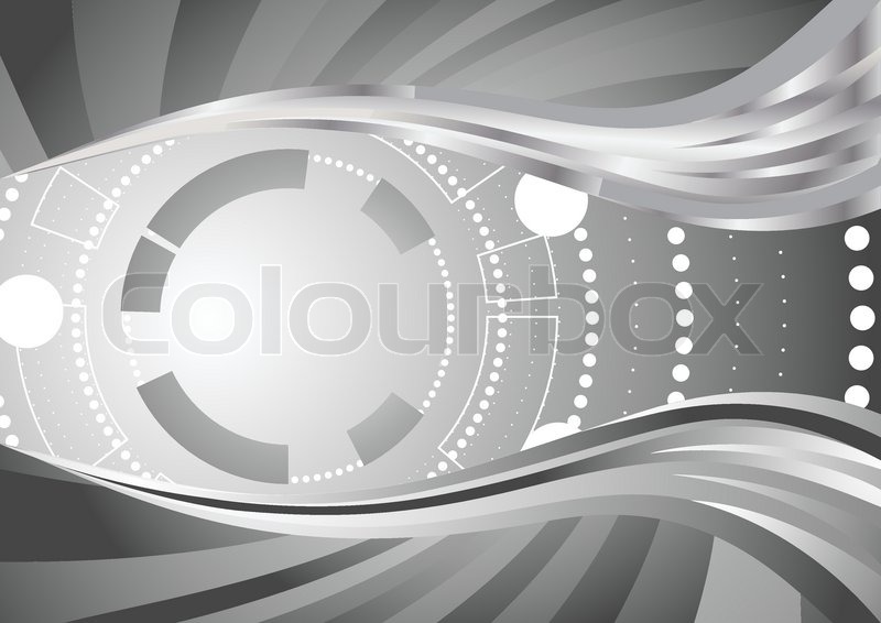 Vector abstract tech background; ... | Stock vector | Colourbox