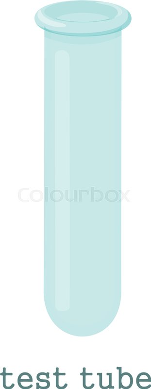 Test tube icon. Cartoon illustration ... | Stock vector | Colourbox