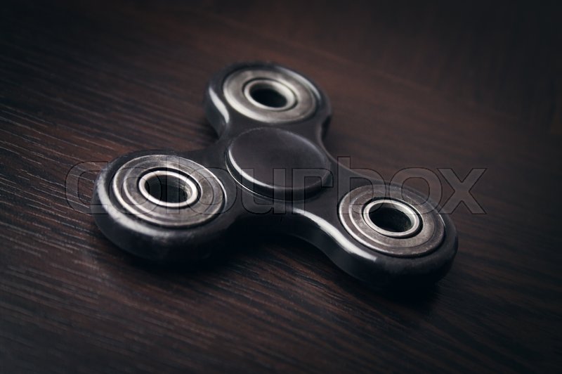 Black spinner | Stock image | Colourbox