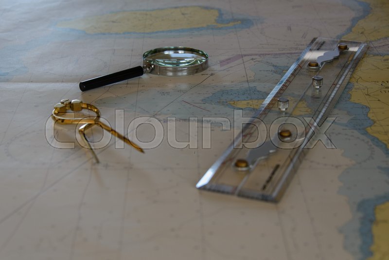 Navigational instruments | Stock image | Colourbox