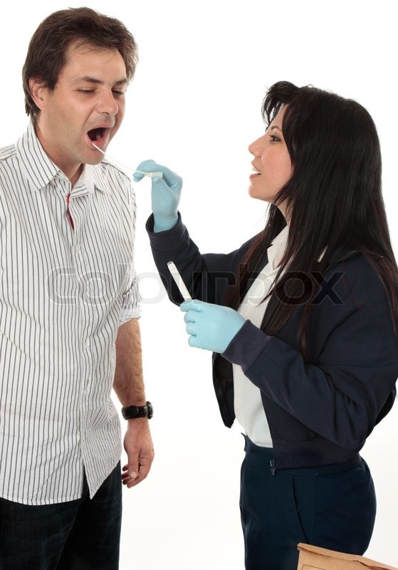 Female detective investigator obtains a ... | Stock image | Colourbox