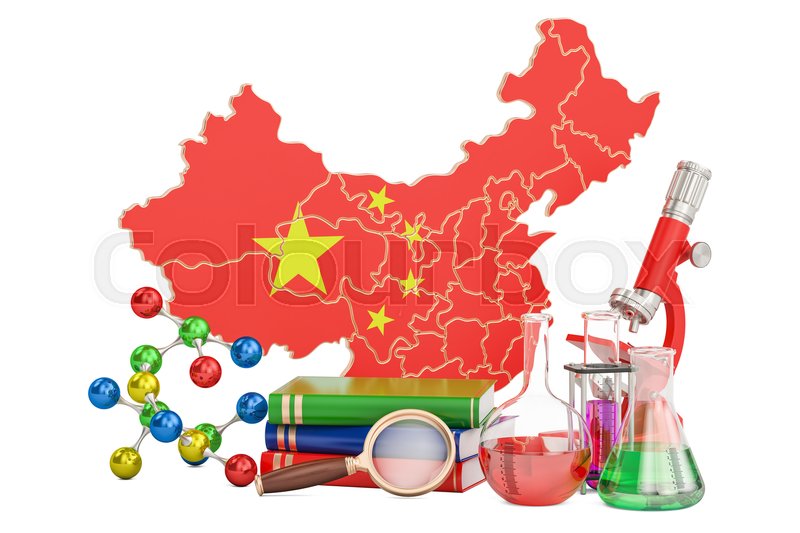 Scientific research in China concept, ... | Stock image | Colourbox
