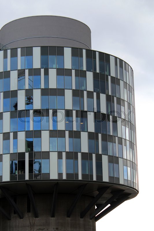 Silo with apartments and office in ... | Stock image | Colourbox