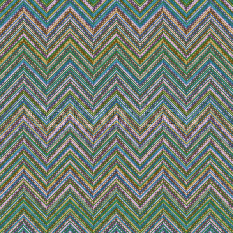 Colorful abstract zigzag stripe ... | Stock vector | Colourbox