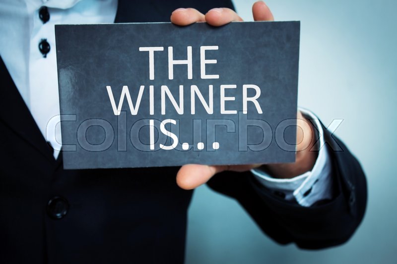 The Winner Is... | Stock image | Colourbox