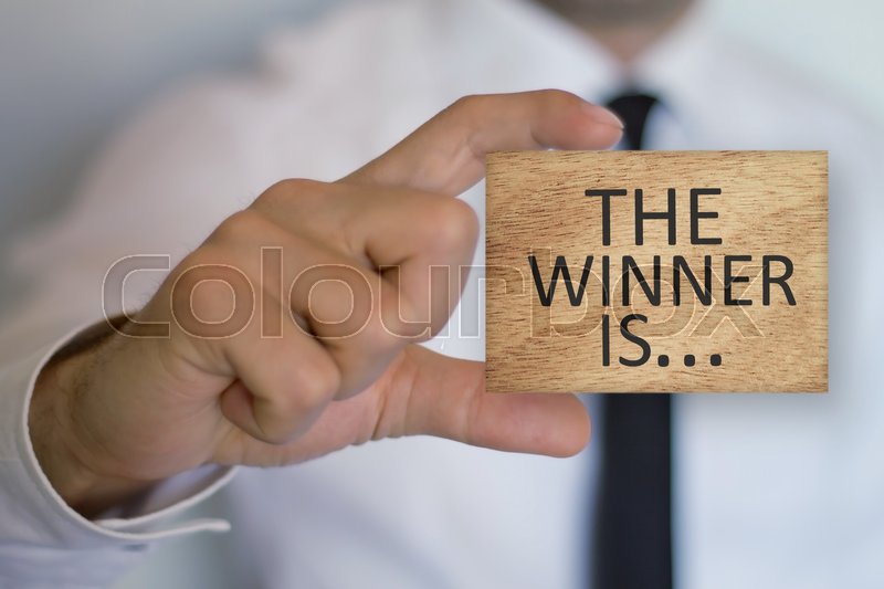 The Winner Is... | Stock image | Colourbox
