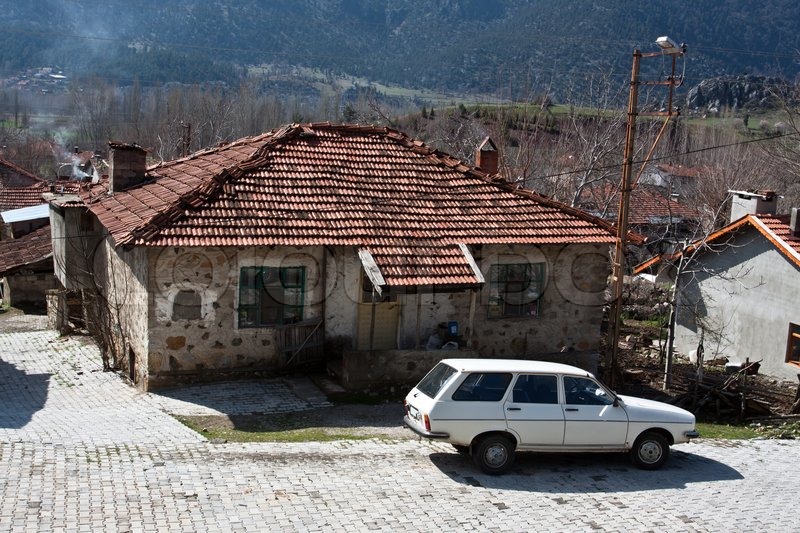 Old traditional turkish house with ... | Stock image | Colourbox