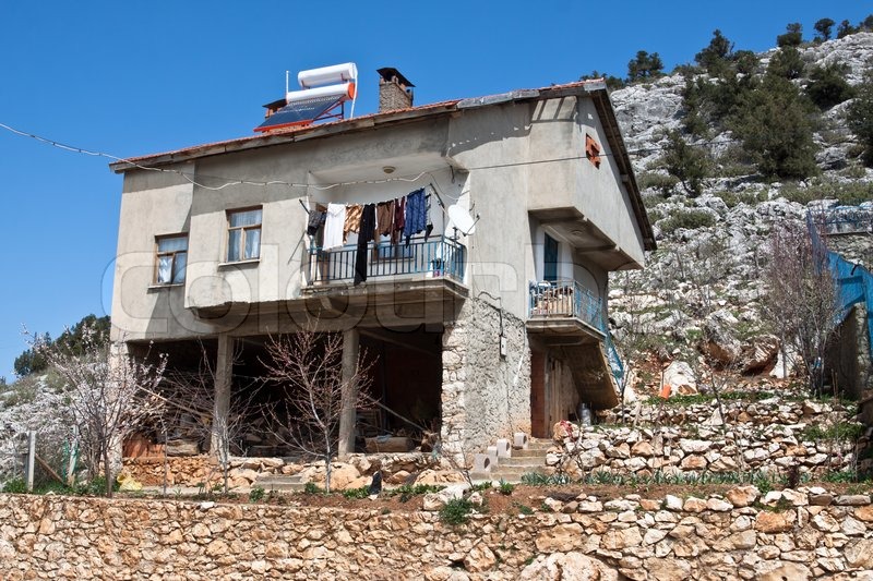 Old traditional turkish house with new ... | Stock image | Colourbox