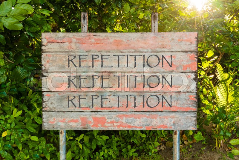 Repetition, Repetition, Repetition ... | Stock image | Colourbox