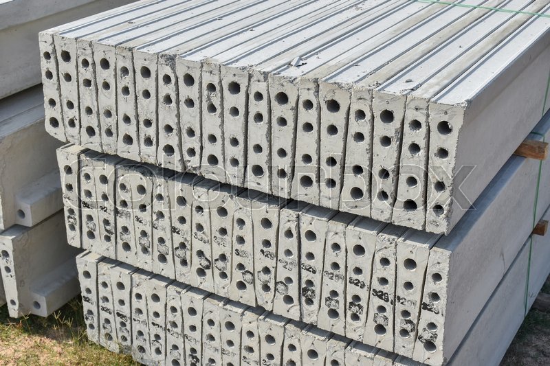 Stock of plank concrete precast at ... | Stock image | Colourbox