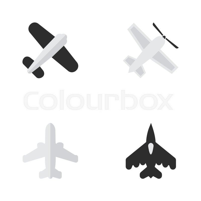 Simple Airplane Vector