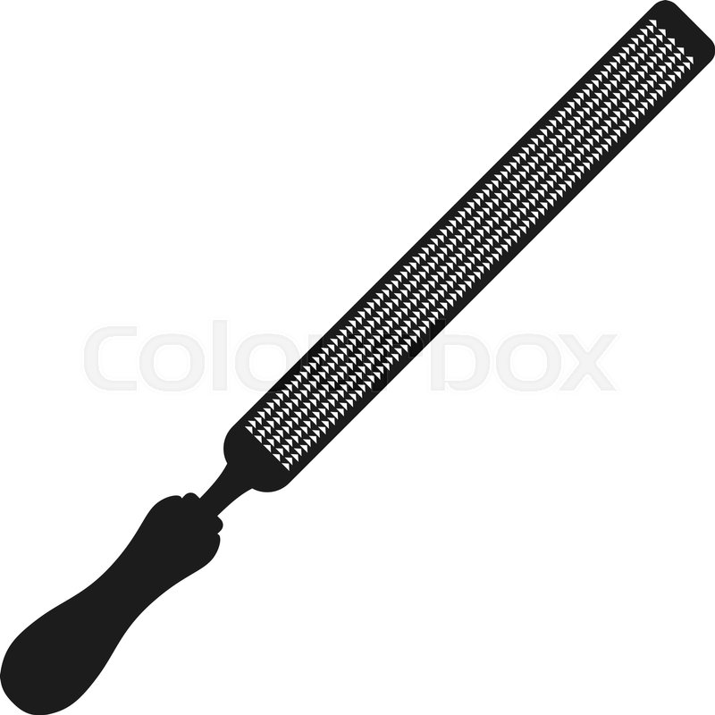Rasp Vector black icon on white ... | Stock vector | Colourbox
