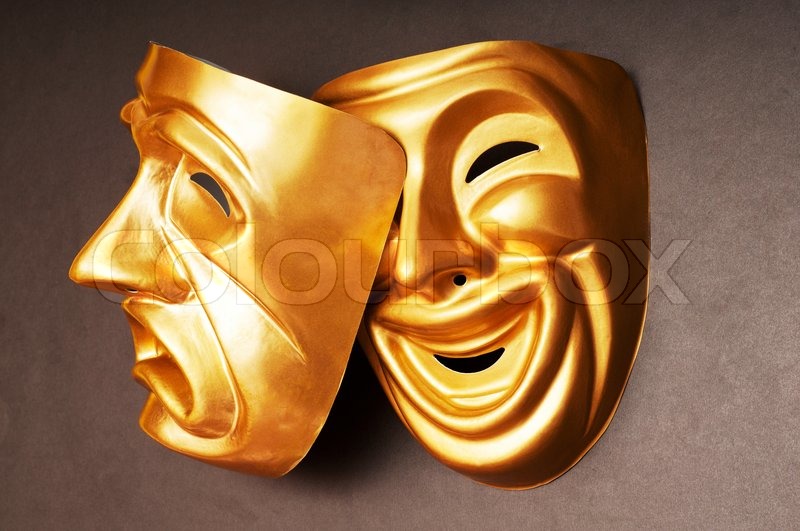 Masken mit dem Theater -Konzept | Stock Bild | Colourbox