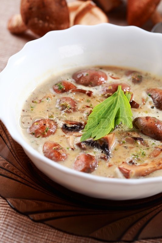 Pilzsuppe | Stock Bild | Colourbox