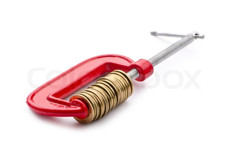 Forretningskoncept med klemme og ... | Stock foto | Colourbox