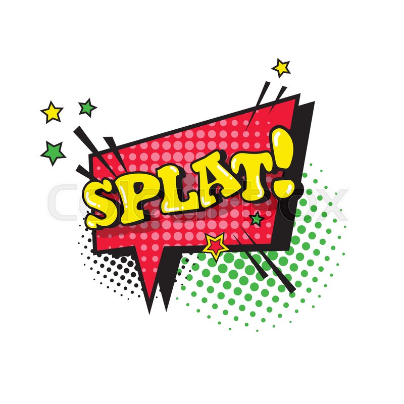 Splat Text Bubble