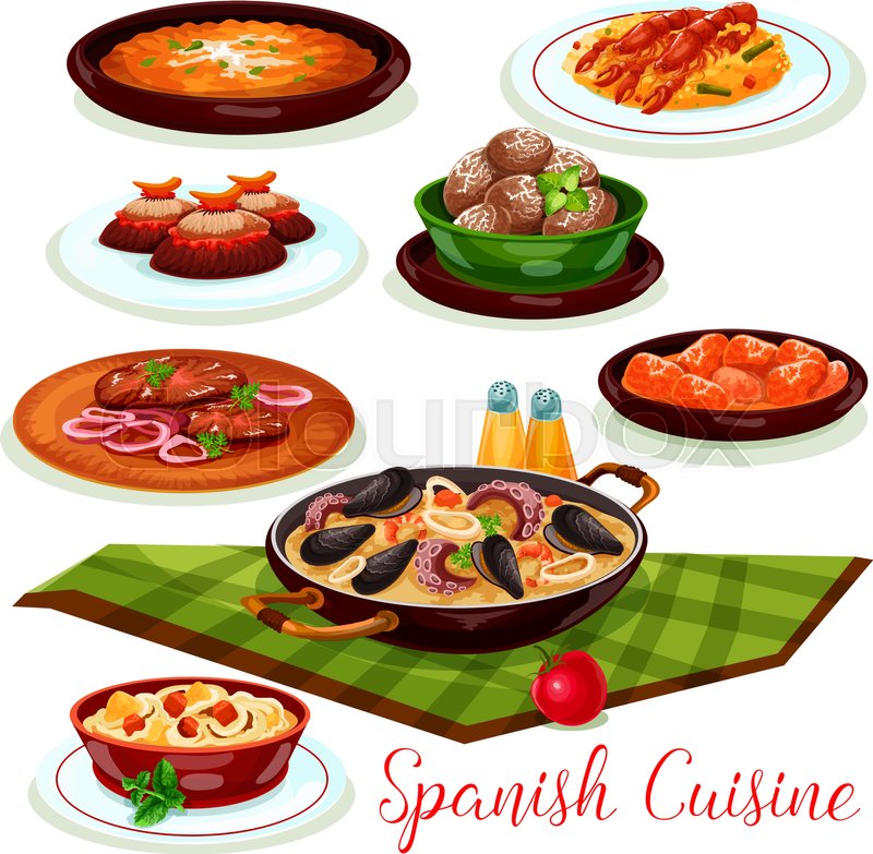 Spanish Food Clipart