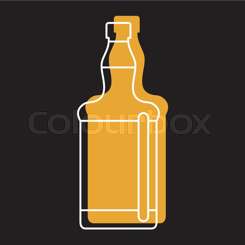 Whiskey Bottle Silhouette