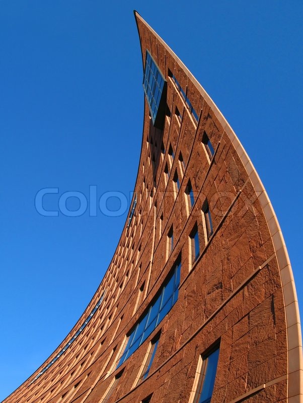 Deformed building | Stock image | Colourbox