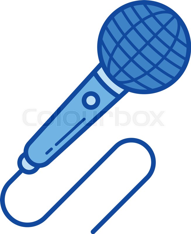 Microphone Cord Vector