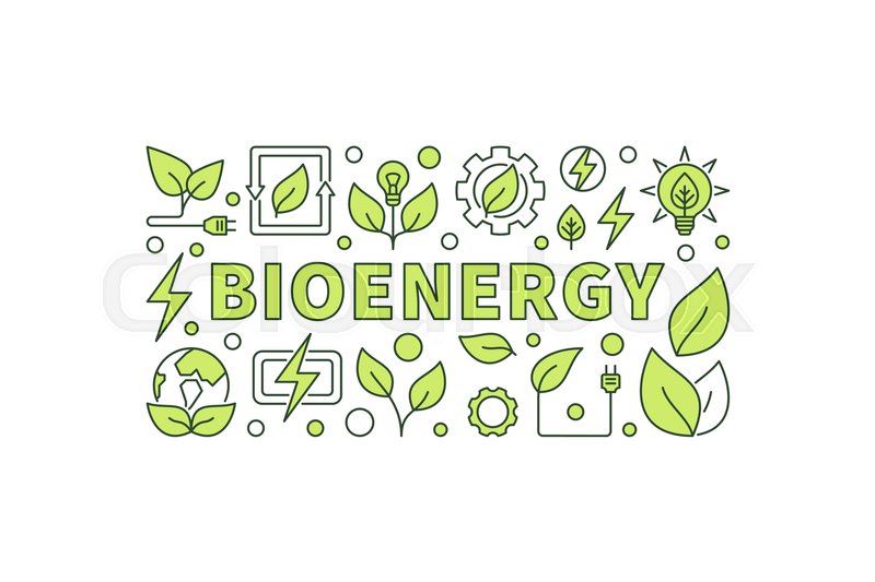 Bio energy vector illustration. ... | Stock vector | Colourbox