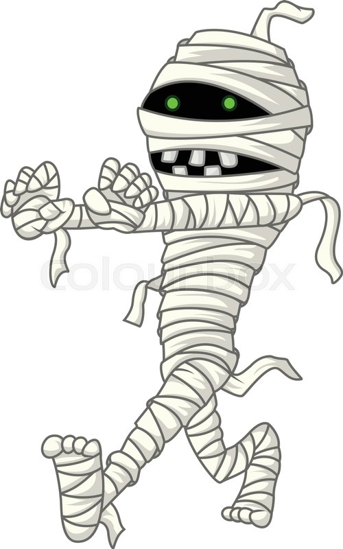 Vector illustration of Cartoon mummy ... | Stock vector | Colourbox