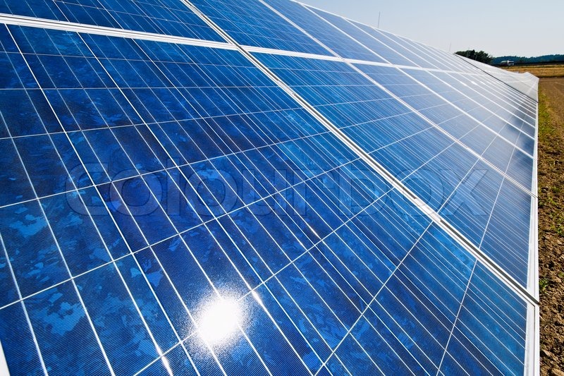 Renewable, alternative solar energy. ... | Stock image | Colourbox