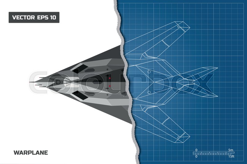 Stealth Bomber Drawing
