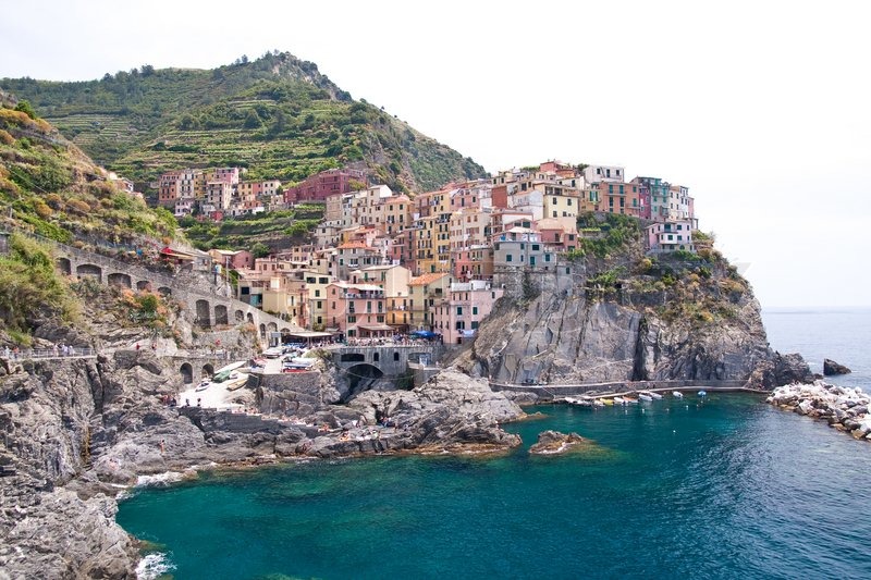 Architecture in Cinque Terre, Italy | Stock image | Colourbox