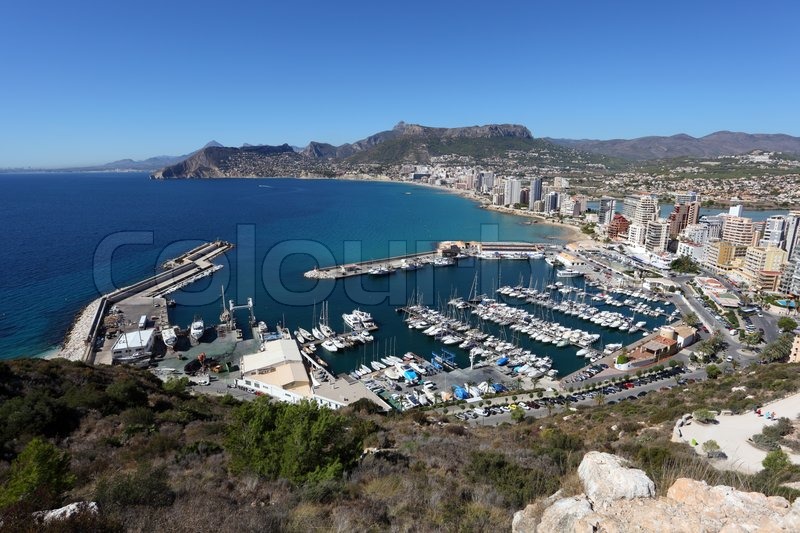 Mediterranean Resort Calpe, Spain | Stock Photo | Colourbox
