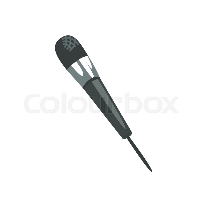 Microphone universal dynamic cartoon ... | Stock vector | Colourbox