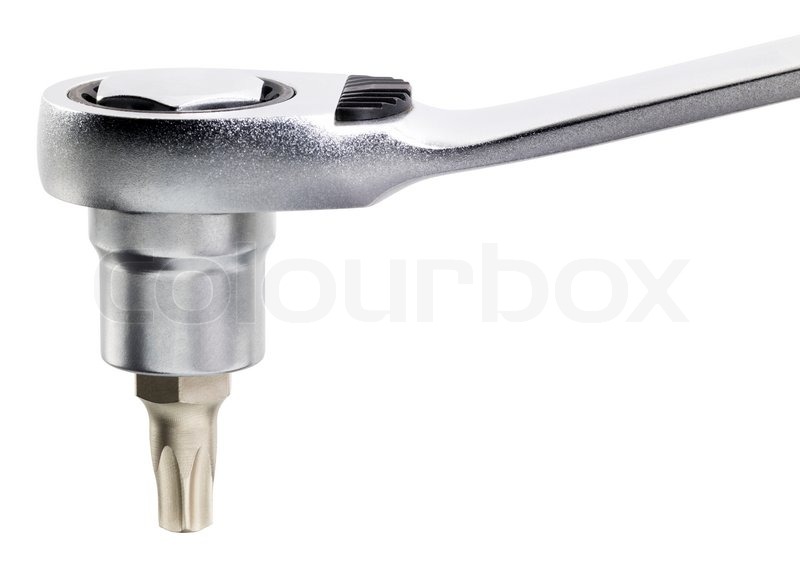Ratchet in white back | Stock image | Colourbox