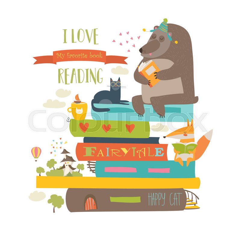 Cute Cartoon Animal Love