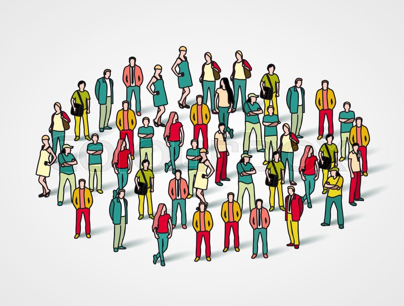 Networking, cover, gesellschaft | Vektorgrafik | Colourbox