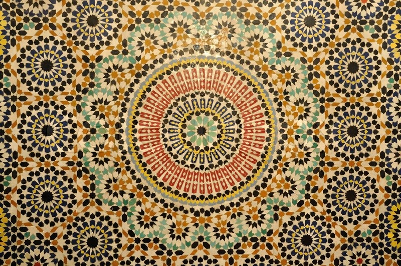 Oriental mosaic decoration in Morocco | Stock image | Colourbox