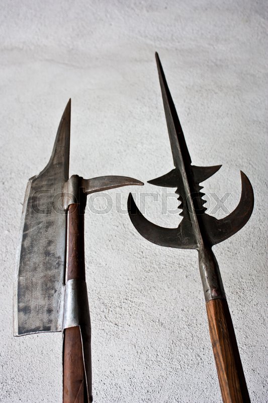 Detail of medieval weapon, north Italy, ... | Stock image | Colourbox