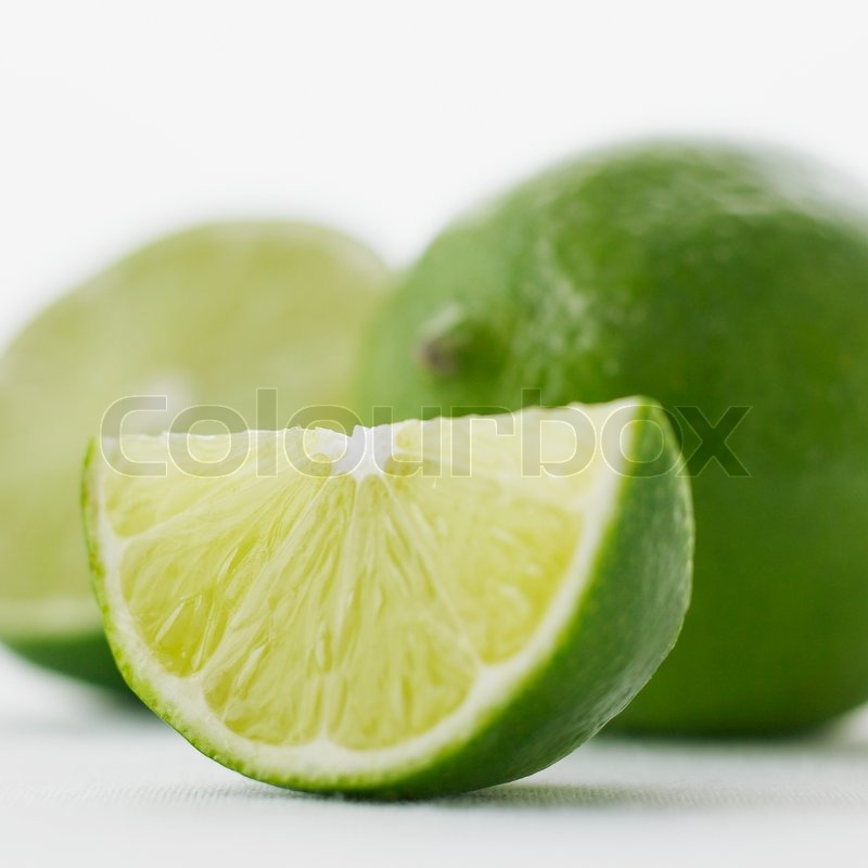 Lime isolated on white background | Stock image | Colourbox