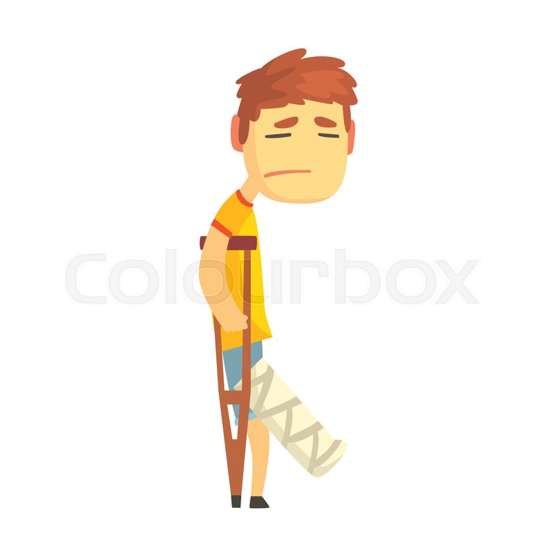 Broken Bone Cartoon