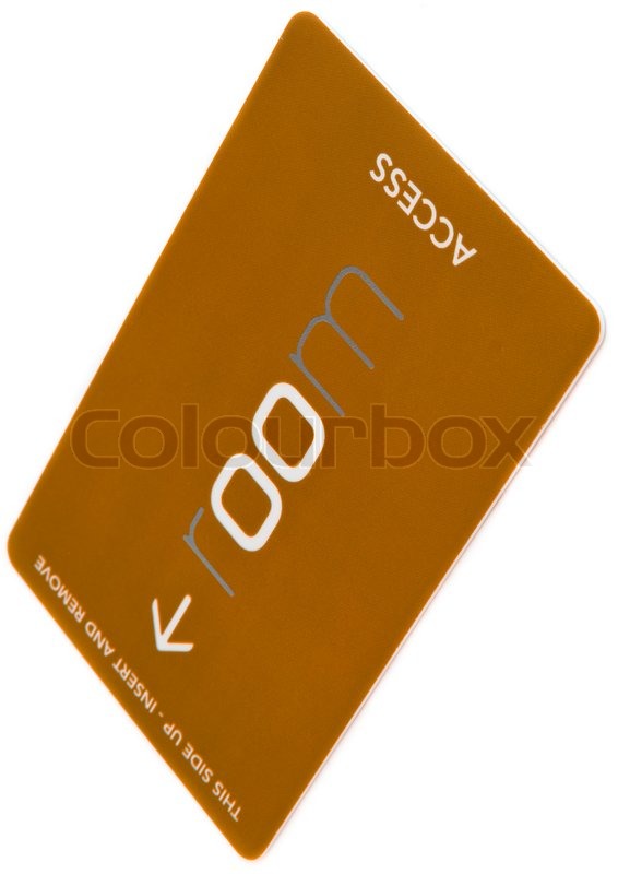 Access card on white background | Stock image | Colourbox
