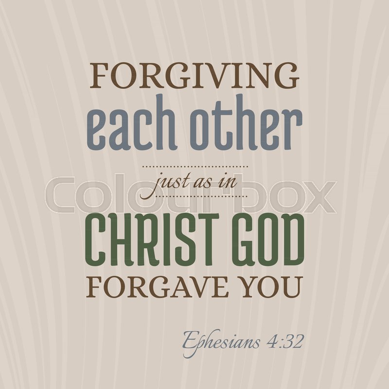 Bible verse for christian or catholic, ... | Stock vector | Colourbox