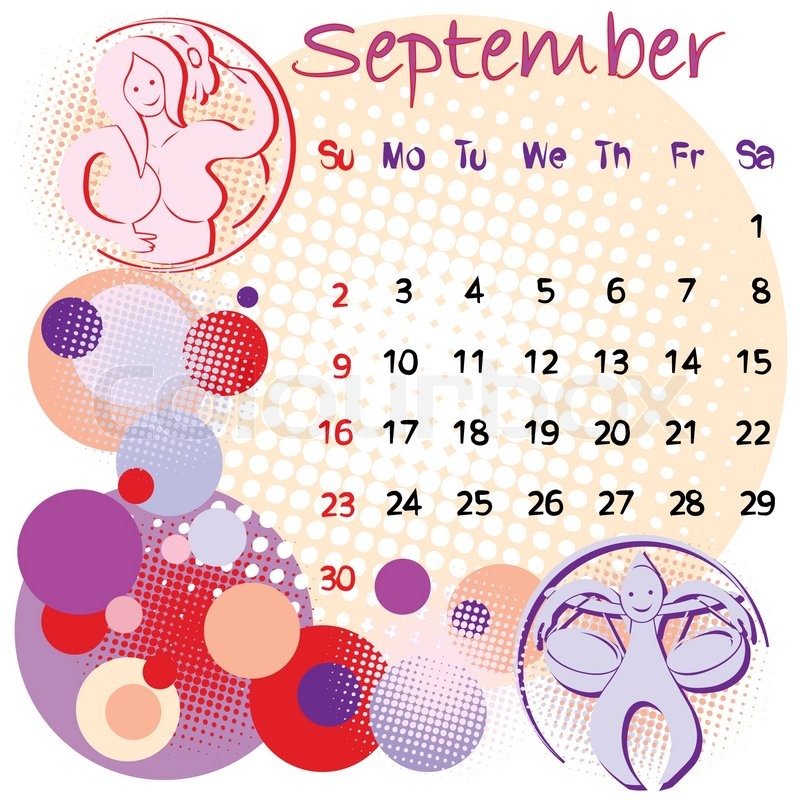 September 2012 Kalender