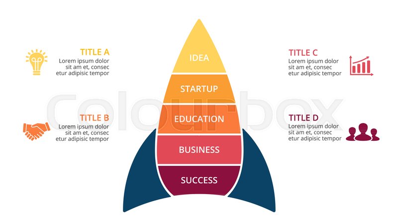 Vector rocket infographic, diagram ... | Stock vector | Colourbox
