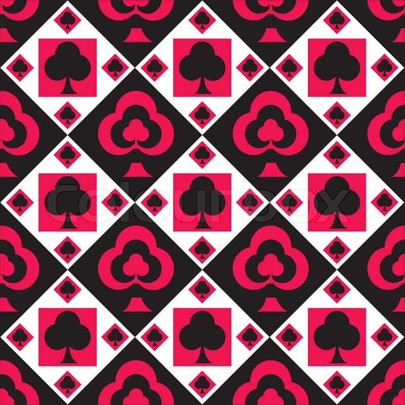 Cute casino pattern | Stock Vector | Colourbox