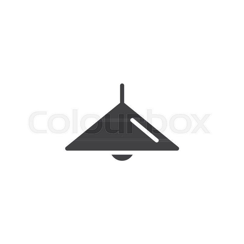 Lamp off icon vector, filled flat ... | Stock vector | Colourbox