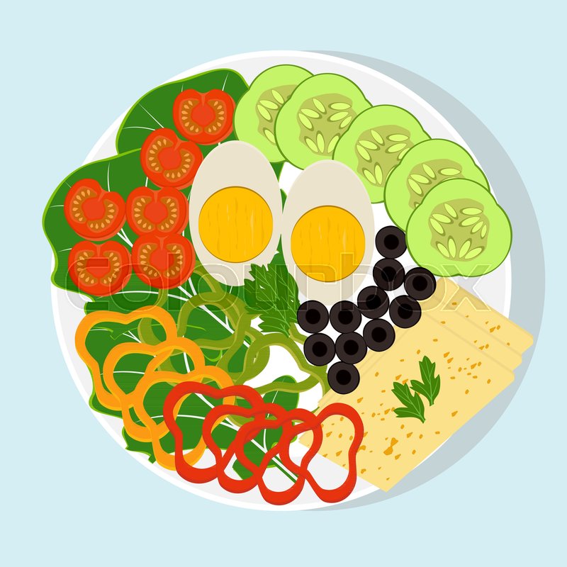 Food Plate Vector