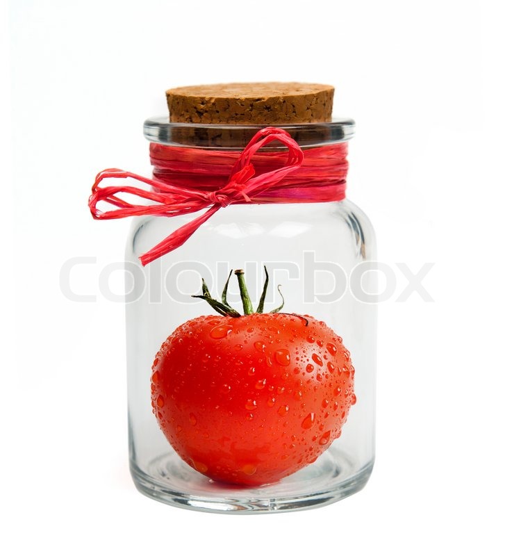 Empty jar isolated on a | Stock image | Colourbox