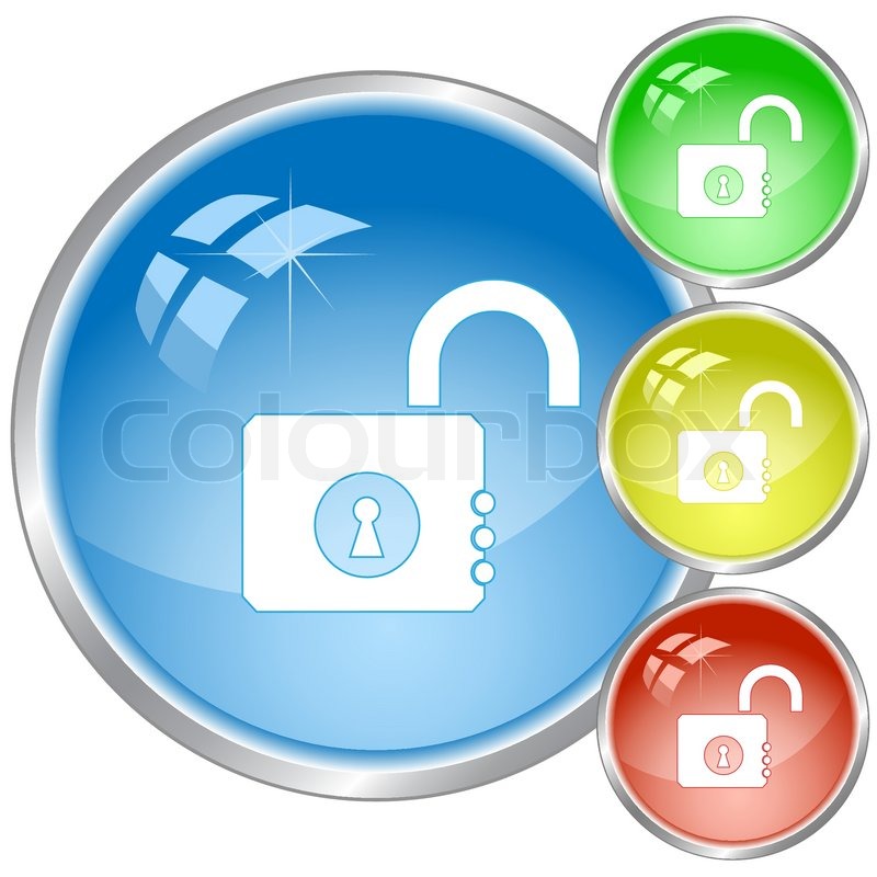 Vektor-Symbol der geöffneten Schleuse | Stock-Vektor | Colourbox