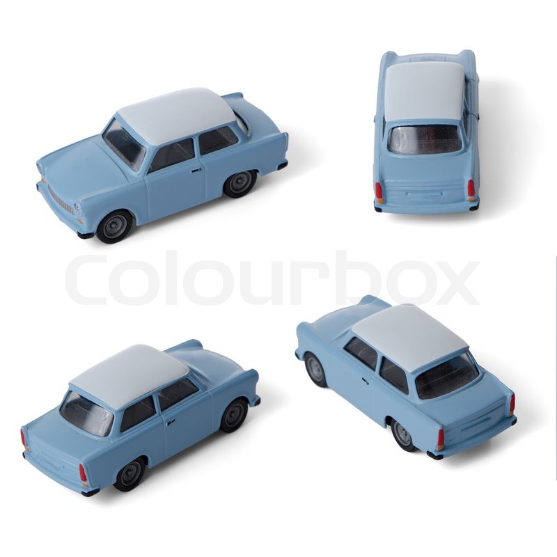 Model of Trabant car Berlin communism car. | Stock Photo | Colourbox